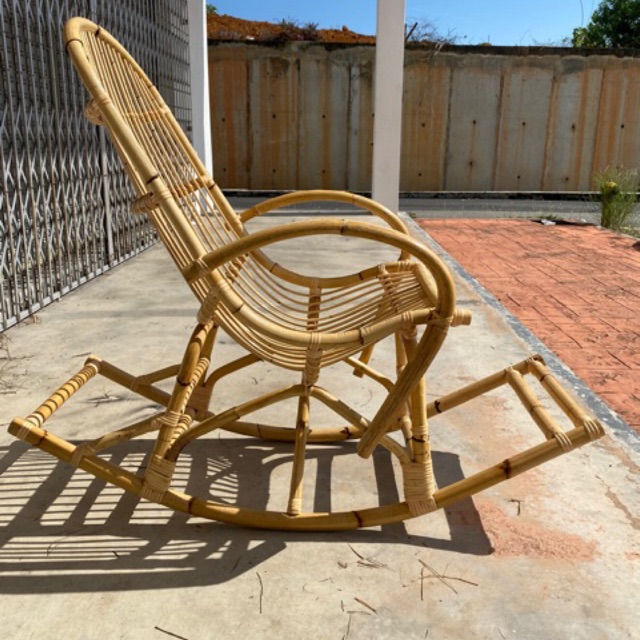 Rocking Chair, Rotan, Biggest, For Adult Big,Comfort | Shopee Malaysia