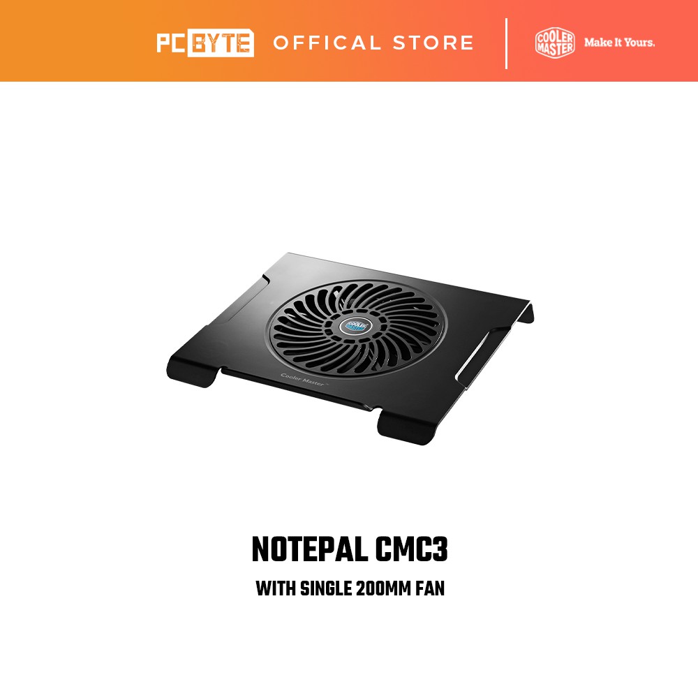 Cooler Master NotePal C3 CMC3 Notebook Cooler with 200mm Fan | Shopee ...