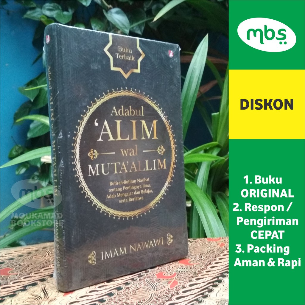 Adabul 'ALIM WAL MUTA'ALLIM - Imam Nawawi | Shopee Malaysia