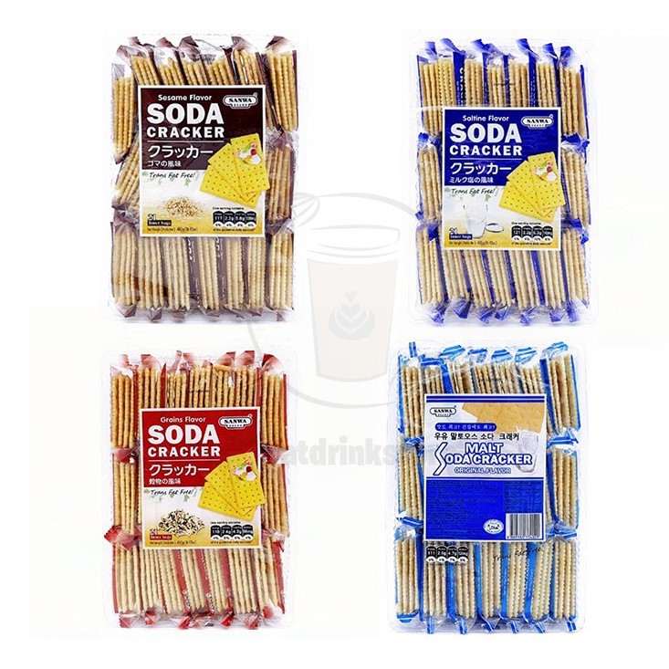 Sanwa Soda Cracker Original, Saltine, Grains, Sesame (21 Packs) [480g ...