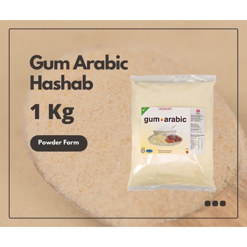 Gum Arabic Powder - Hashab 1kg | Shopee Malaysia