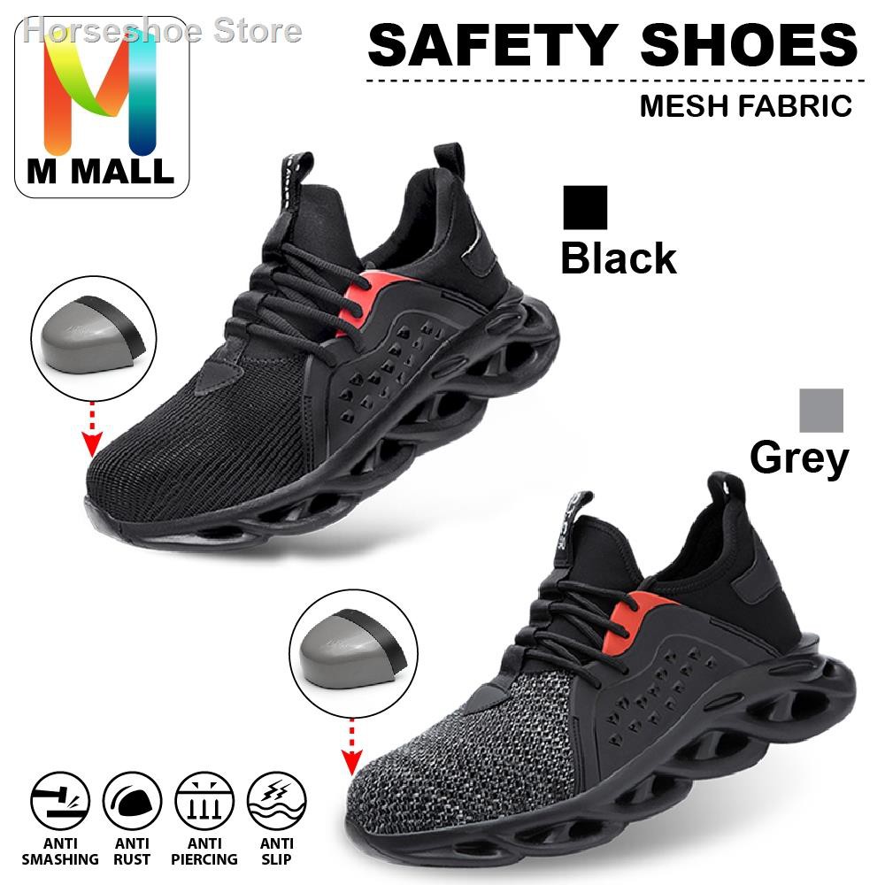 M MALL HIGH QUALITY Safety Shoes Protective Steel Toe Cap Boots Anti ...