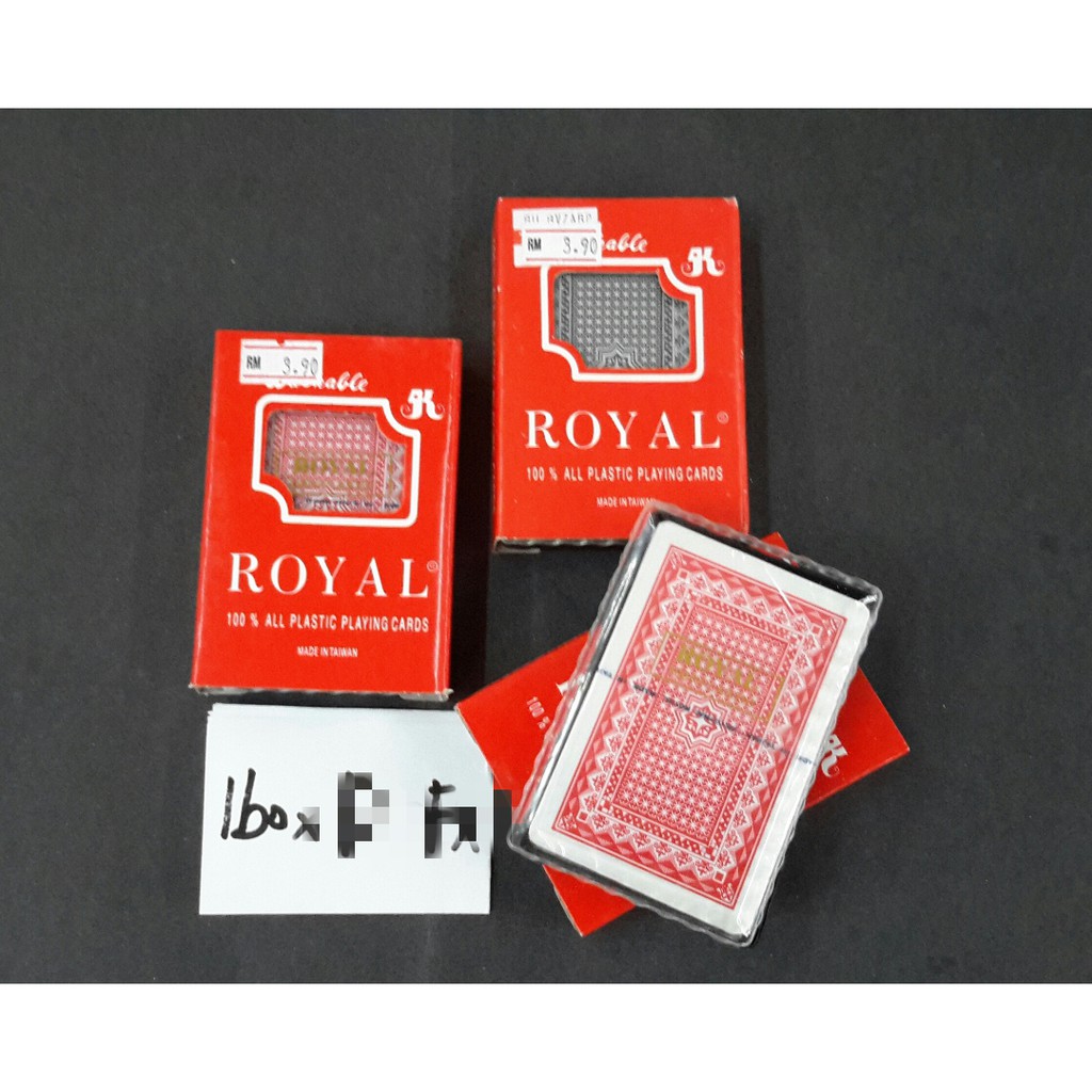 ROYAL PLASTIC PLAYING CARD | Shopee Malaysia