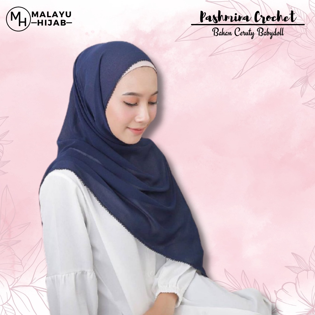 HIJAU Malayu Hijab Hijab Hijab Pashmina Hijab Crochet Fashion Muslim ...