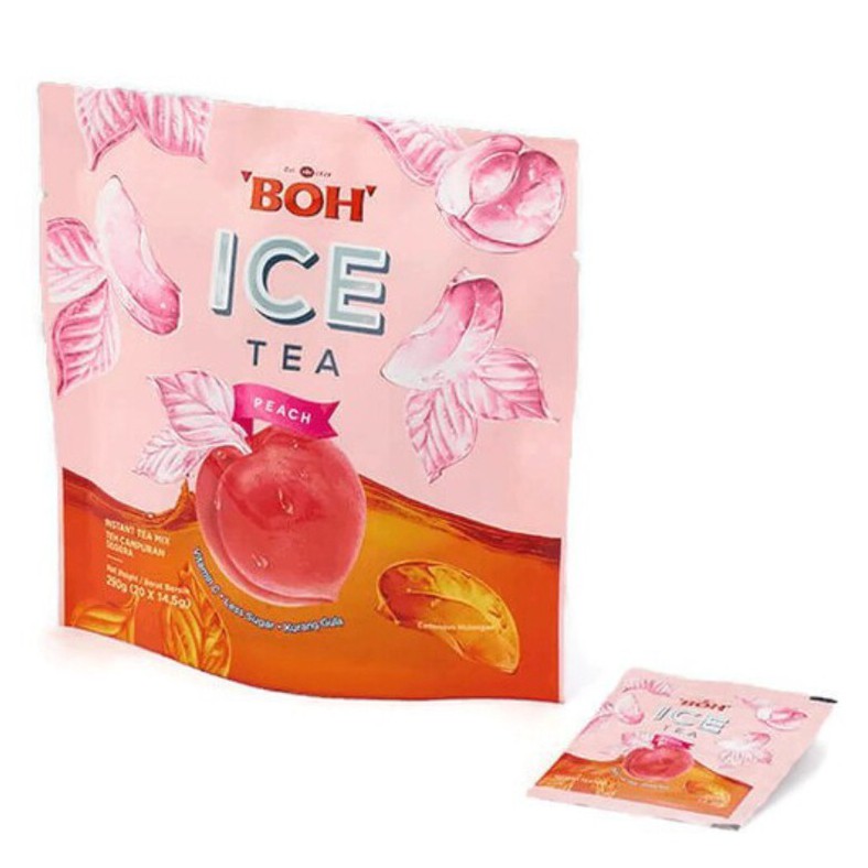Boh Ice Tea Instant Mix Peach 290g (20x 14.5g) | Shopee Malaysia