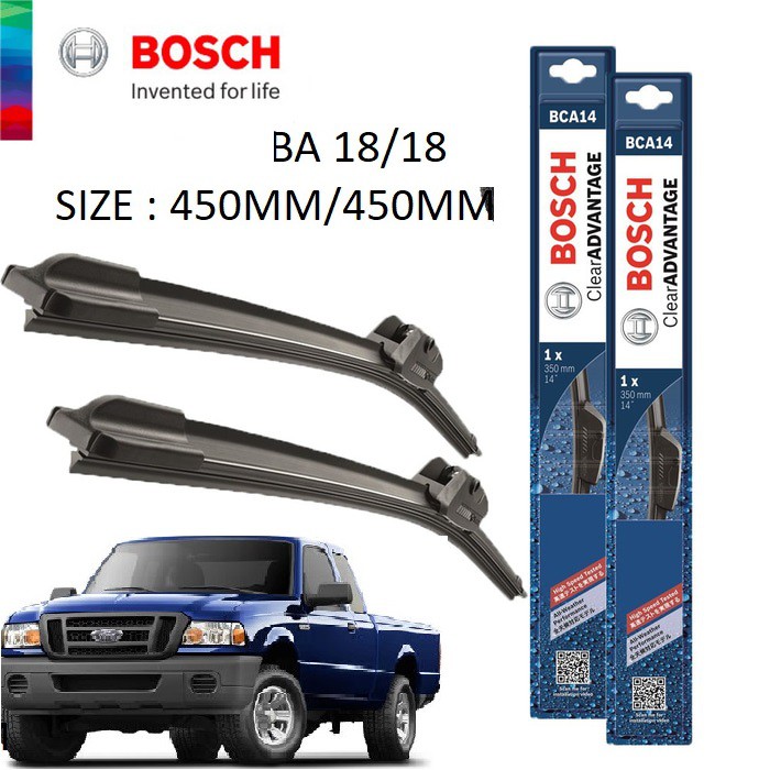 Bosch Clear Advantage Wiper - Compatible With All U-Hook Type (1Pair ...