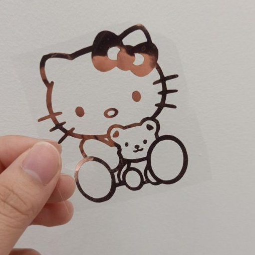 [STICKER POTONG / DECAL] PIKACHU STITCH HELLO KITTY CAR MOTOR MICKET ...