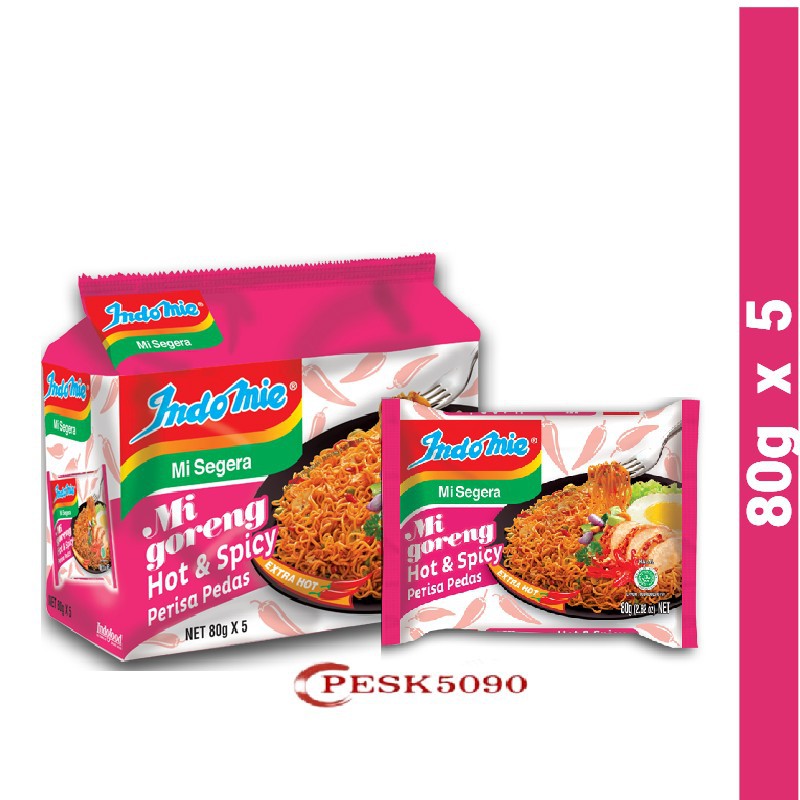Indomie Mi Goreng 80g-90g x 5 (Perisa Soto/Perisa Spesial/Perisa Asli ...