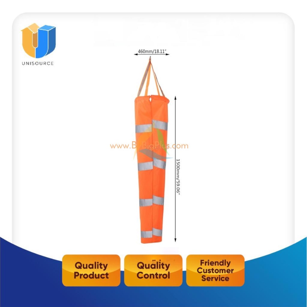 Windsock, Outdoor Reflective Belt Windsock Diameter 46cm, Length 1 ...