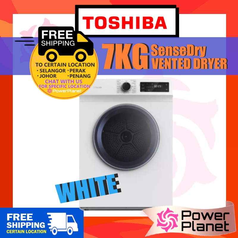 [FREE SHIPPING] Toshiba TDH80SEM 7KG SenseDry Tumble Dryer TD-H80SEM ...