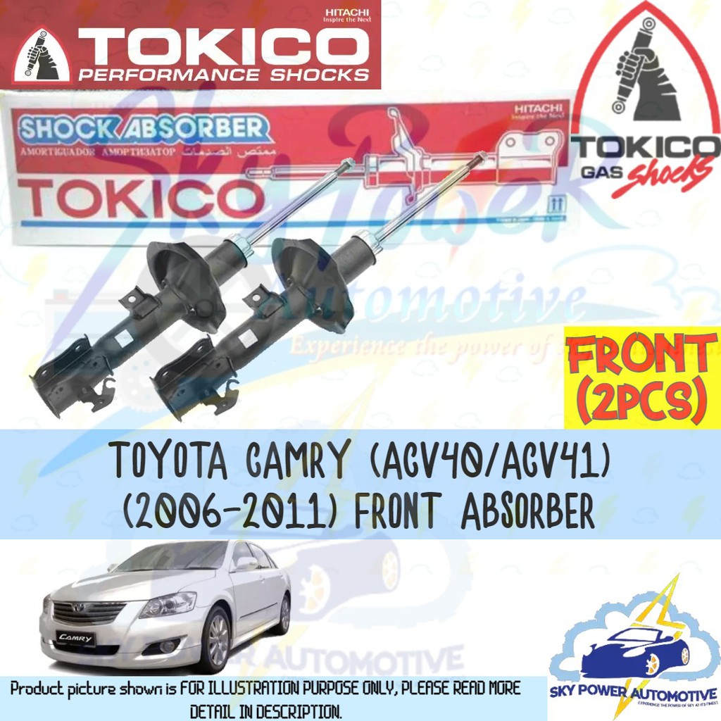 TOYOTA CAMRY ACV40 ACV41 TOKICO TKC SHOCK ABSORBER (FRONT 2PCS ...