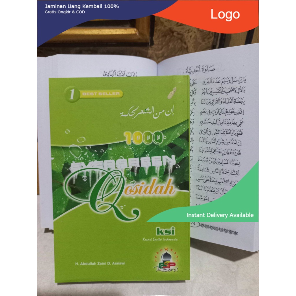 NABI Qosidah Book 1000 Prayer 1000 EVERGREEN Qosidah Book Collection Of ...