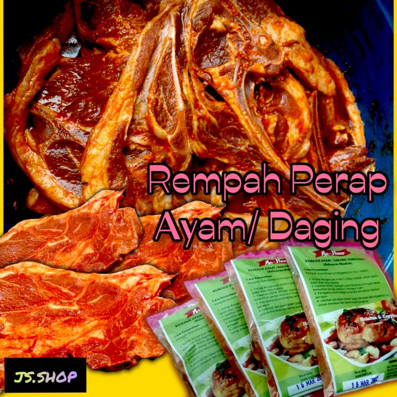 Marinate Powder Serbuk Rempah Perapan perap Ayam / Daging / Seafood Panggang @ Bakar Madu (150 ...