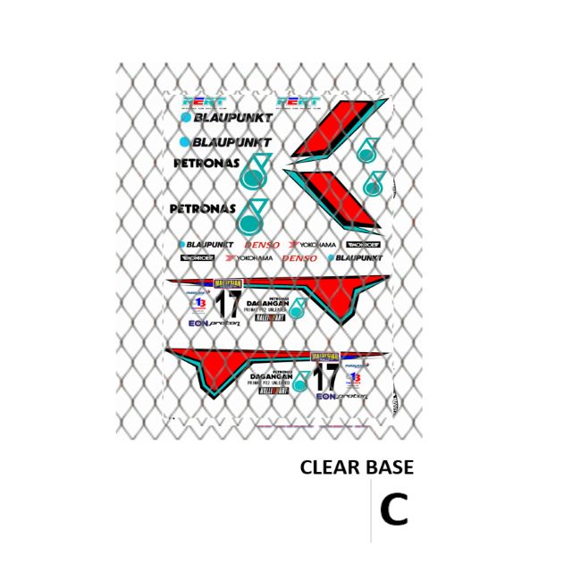 Hotwheels tomica decal rally stripe clear base decal 2pcs | Shopee Malaysia