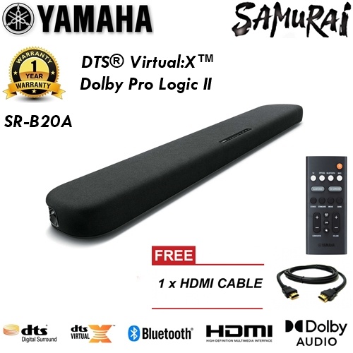 YAMAHA VIRTUAL 3D SURROUND SOUND BAR SRB20A | Shopee Malaysia