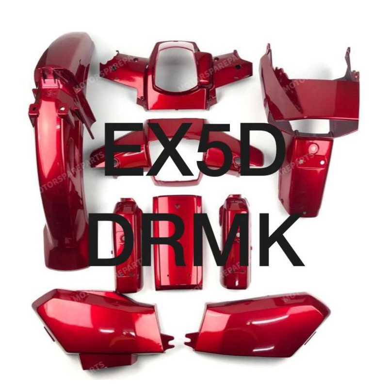 EX5 DREAM II DREAM 2 100% ORIGINAL BSH BODY COVER SET BSH ORI RED NEW ...