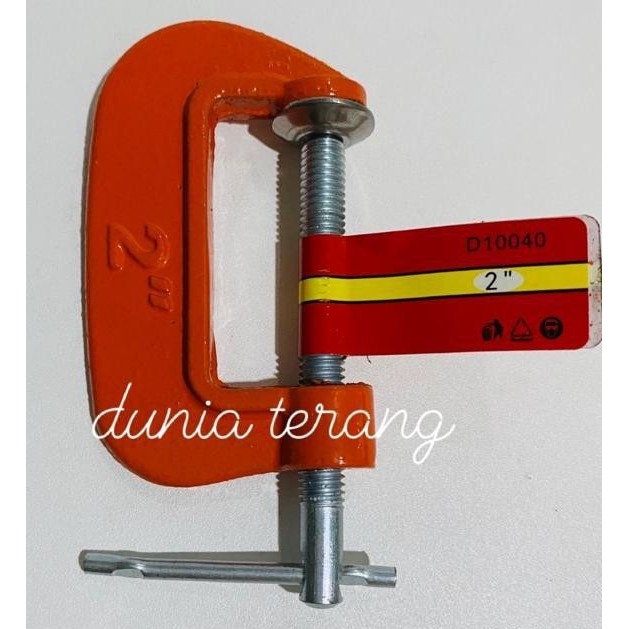 Vise C 2'' BISON LightDuty Mini C Clamp Vise GG Clamp 2 in 2 inch ...