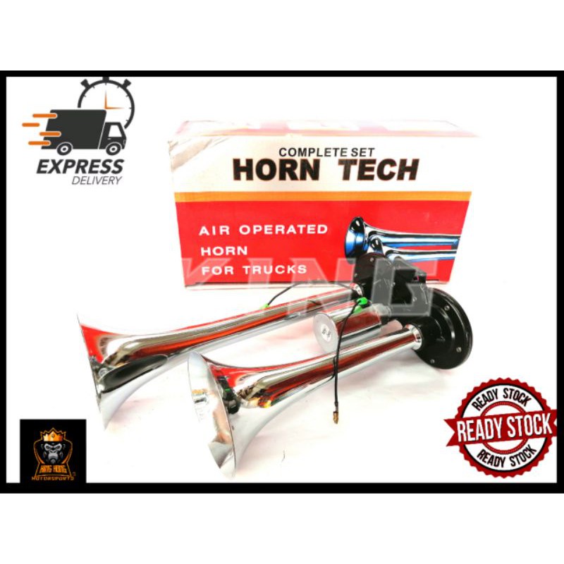 Lorry Air Horn Compressor Kit For Train Car Truck Lorry Boat Loud Relay ...