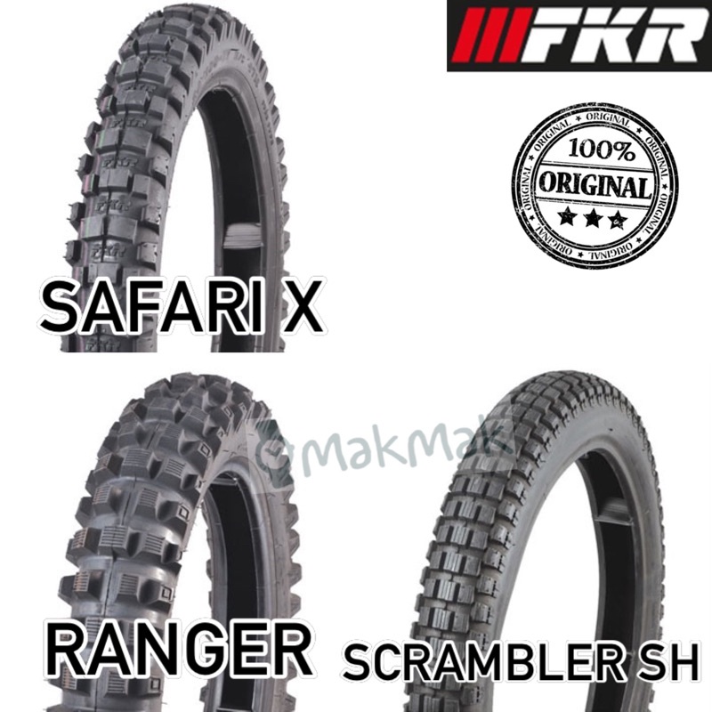 FKR TYRE TAYAR 17 18 21 19 70/100 80/100 460 410 300 350 SAFARI X ...