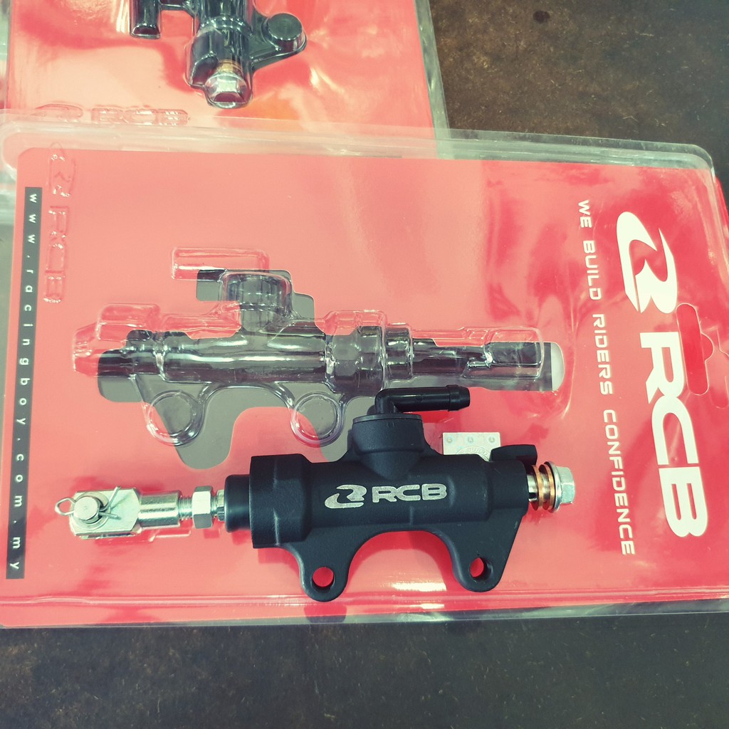 RACING BOY RCB REAR MASTER BRAKE PUMP/BREAK PUMP BELAKANG (CHARCOAL) E ...