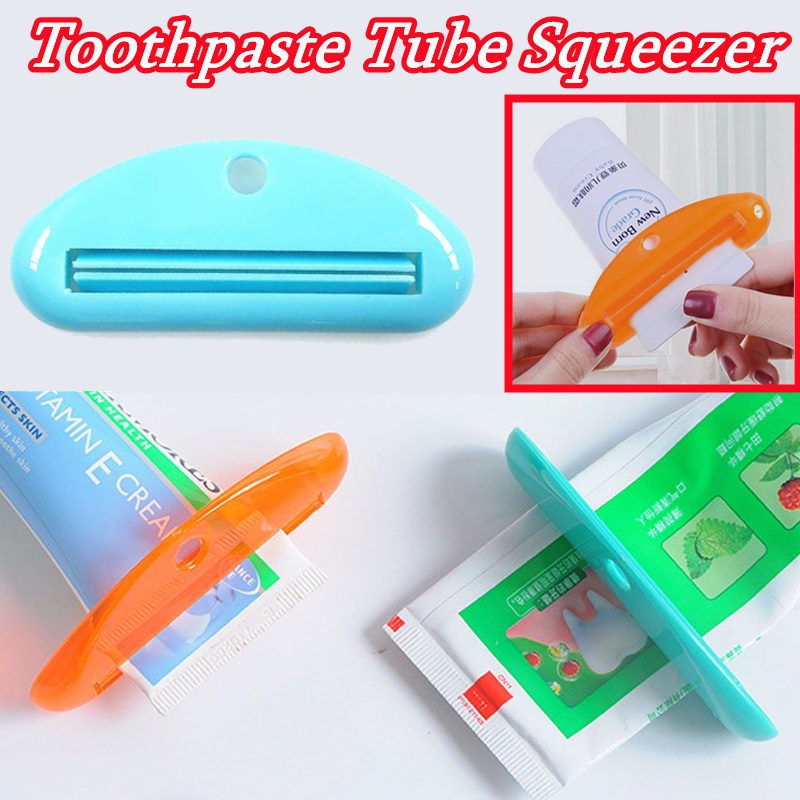 Portable Plastic Rolling Toothpaste Tube Squeezer Dispenser Hands-free ...
