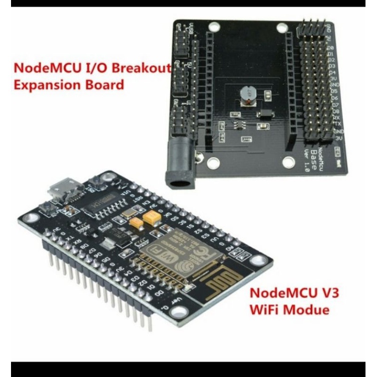 Nodemcu esp8266 v3 lolin wifi And I/O Breakout Expansion Board | Shopee ...