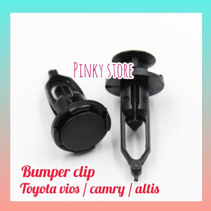 (Bumper Clip) 10pc Toyota Vios Camry Altis Bumper Klip murah | Shopee ...