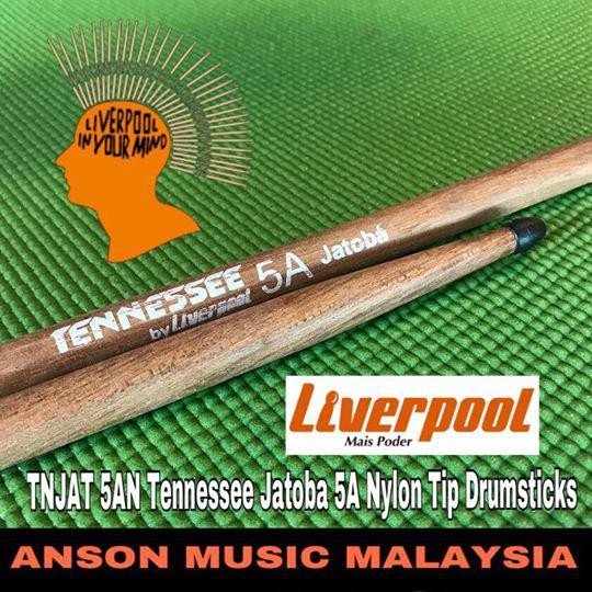 Liverpool TNJAT 5AN Tennessee Jatoba 5A Nylon Tip Drumsticks | Shopee ...