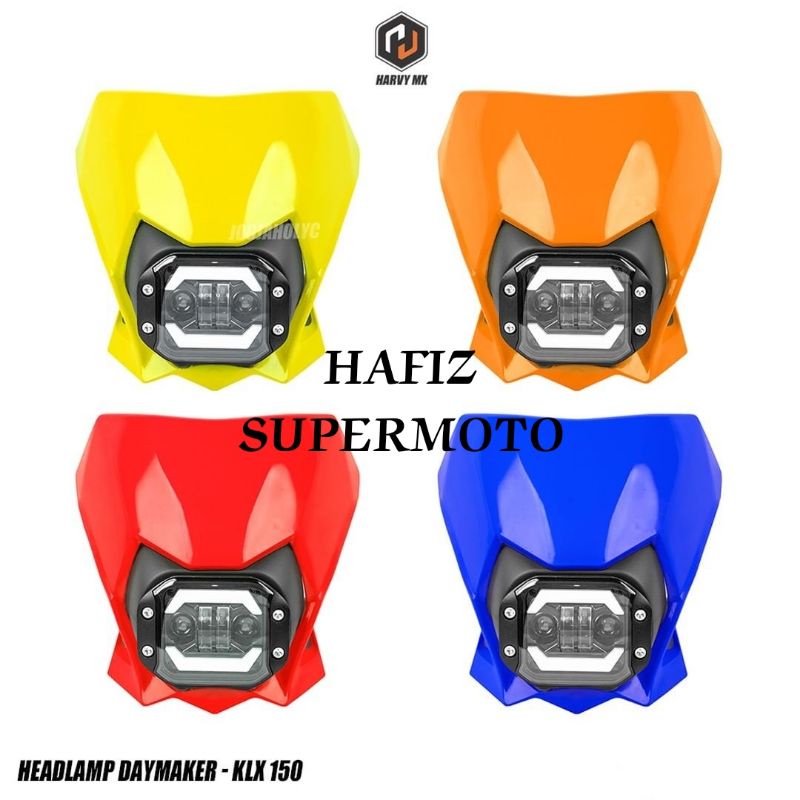 Klx 150 BF DTRACKER LED DAYMAKER KLX 150 TRAIL AND SUPERMOTO HEADLAMP ...