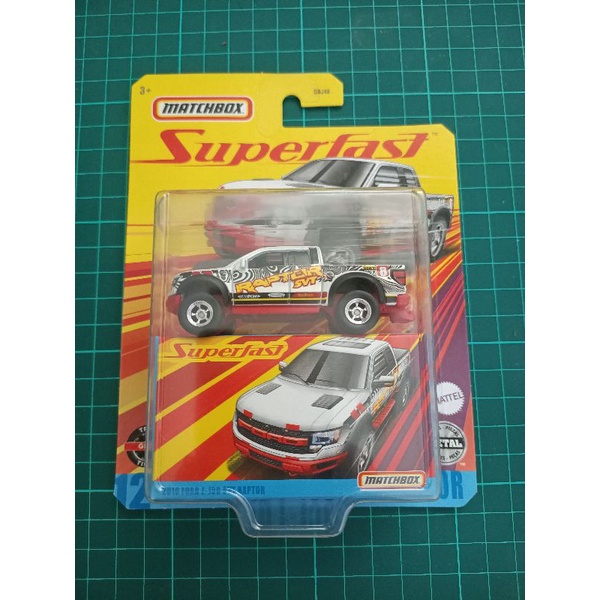 CPL - 2010 ford f 150 svt raptor matchbox rubber tyre superfast 1/64 1: ...