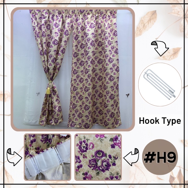 New Arrival Langsir Bercorak untuk Rumah / Siap Jahit Langsir, Langsir ...