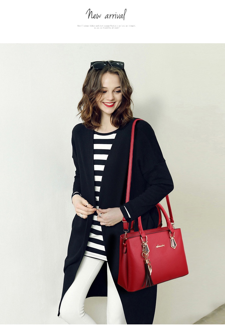 iFASHION 1154 Woman Handbag 2In1 Set Fashion Hard PU Leather Sling Shoulder Classic Bag Wanita ...