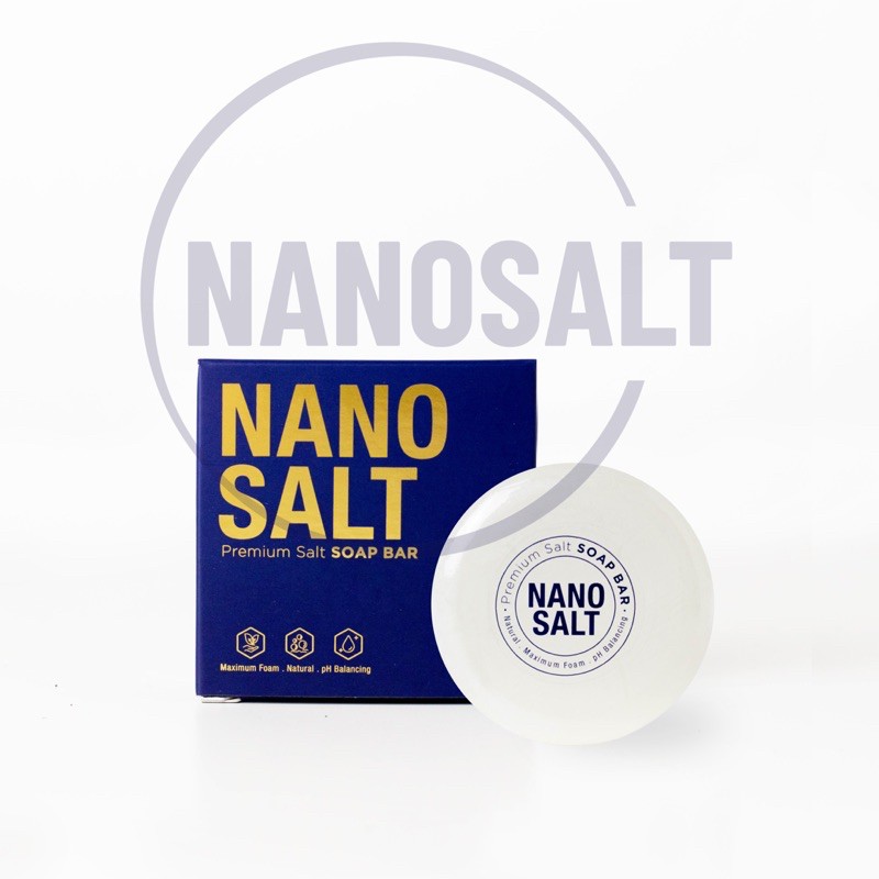 Nano Salt Premium Salt Soap Bar, Sabun Garam Nano, eczema, kulit gatal ...