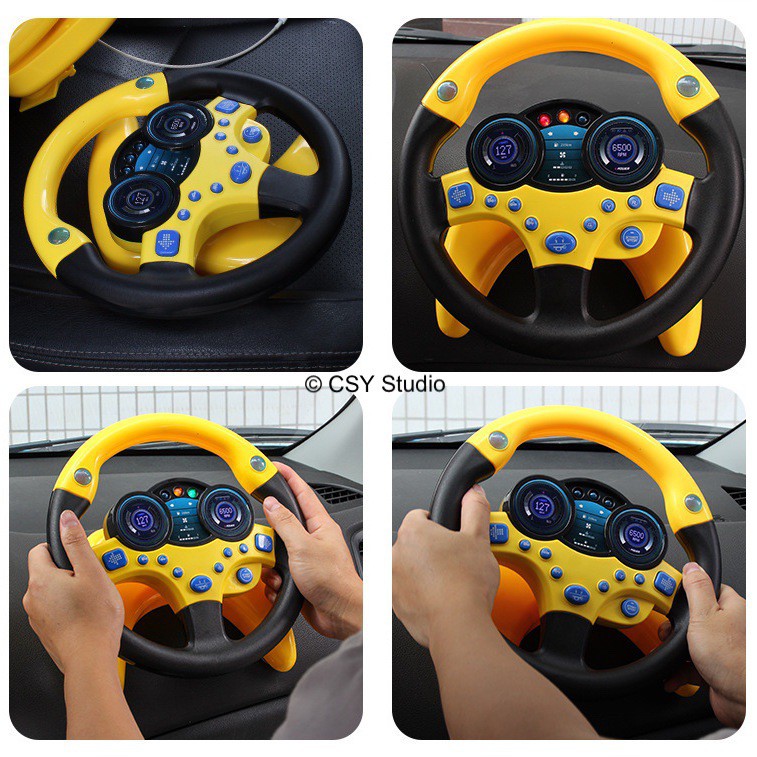 English Version Steering Wheel Toy Driving Simulator Stereng Mainan ...