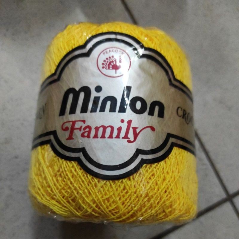 130+-g Minlon Family Crochet Thread Knitting Yarn | Shopee Malaysia