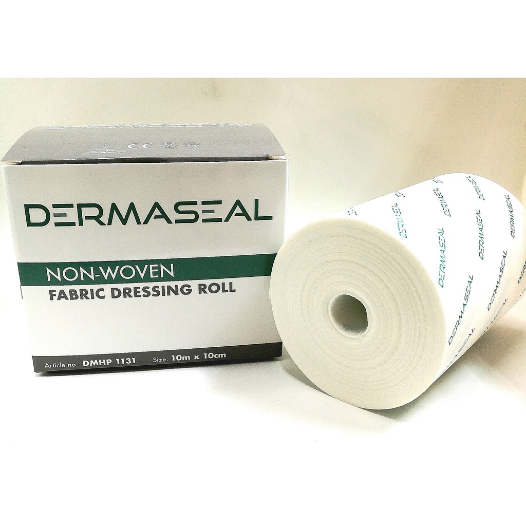 Dermaseal Wound Dressing Adhesive Non-Woven Tape Roll 10mx10cm (Export ...