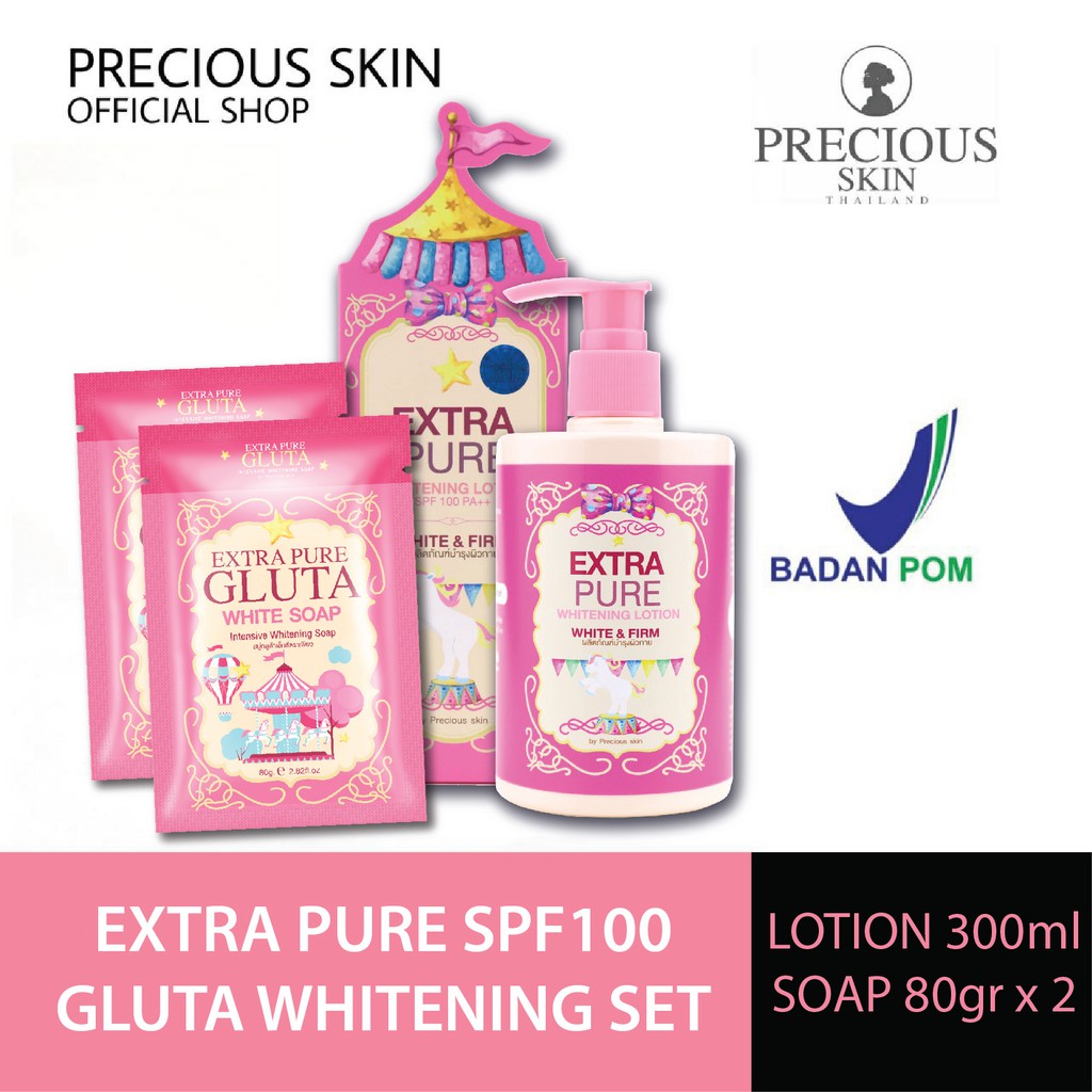 Precious Skin Thailand Extra Pure Gluta Whitening Set / Whitening Set ...
