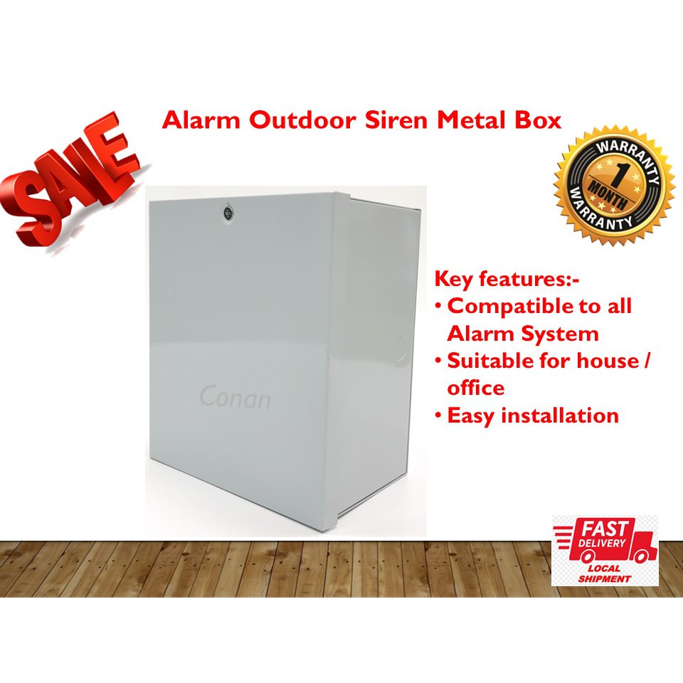 Alarm Outdoor Siren Metal Box - For Alarm System | Shopee Malaysia