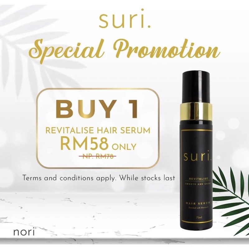 [SURI BY LISA SURIHANI] Suri Revitalise Hair Serum | Shopee Malaysia