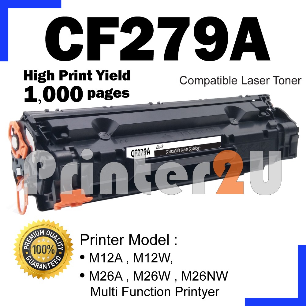 Compatible to H* Laserjet pro CF279A 279 CF279 279A 79A M12a M12w MFP ...