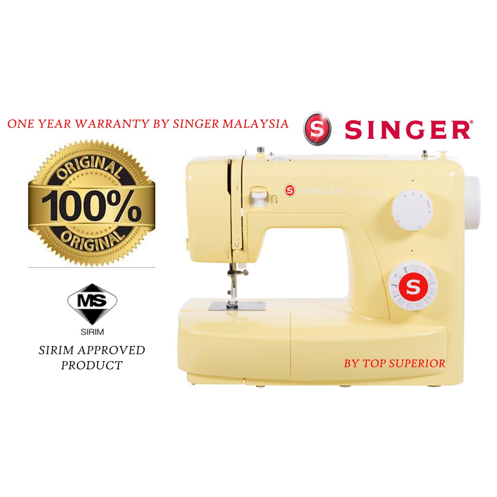 Singer 3223Y Colored Portable Sewing Machine | Shopee Malaysia