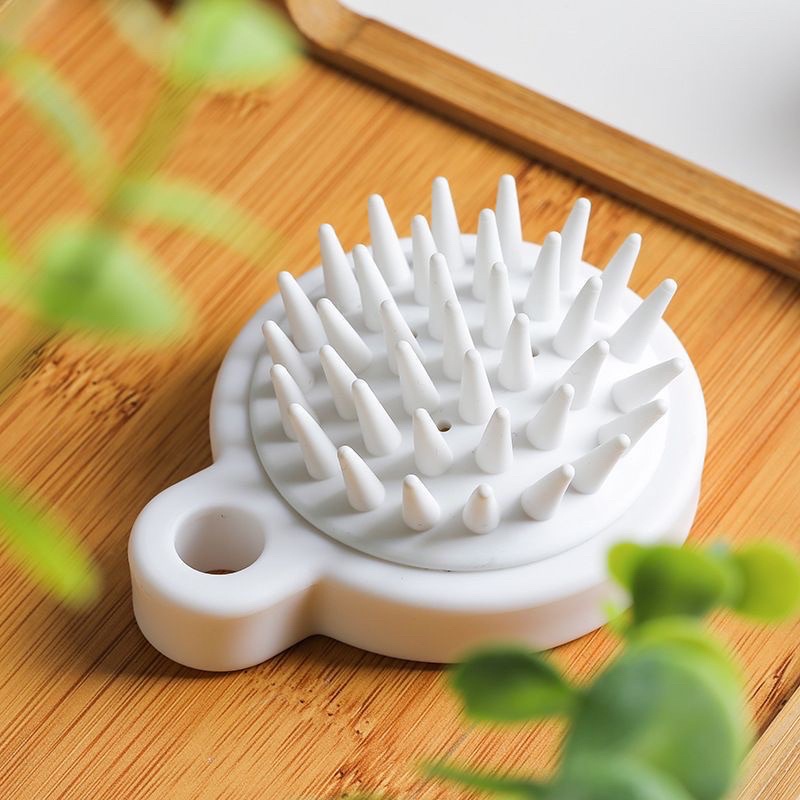 Muji Japanese Silicone Shampoo Comb - Head Massage to Reduce Stress ...