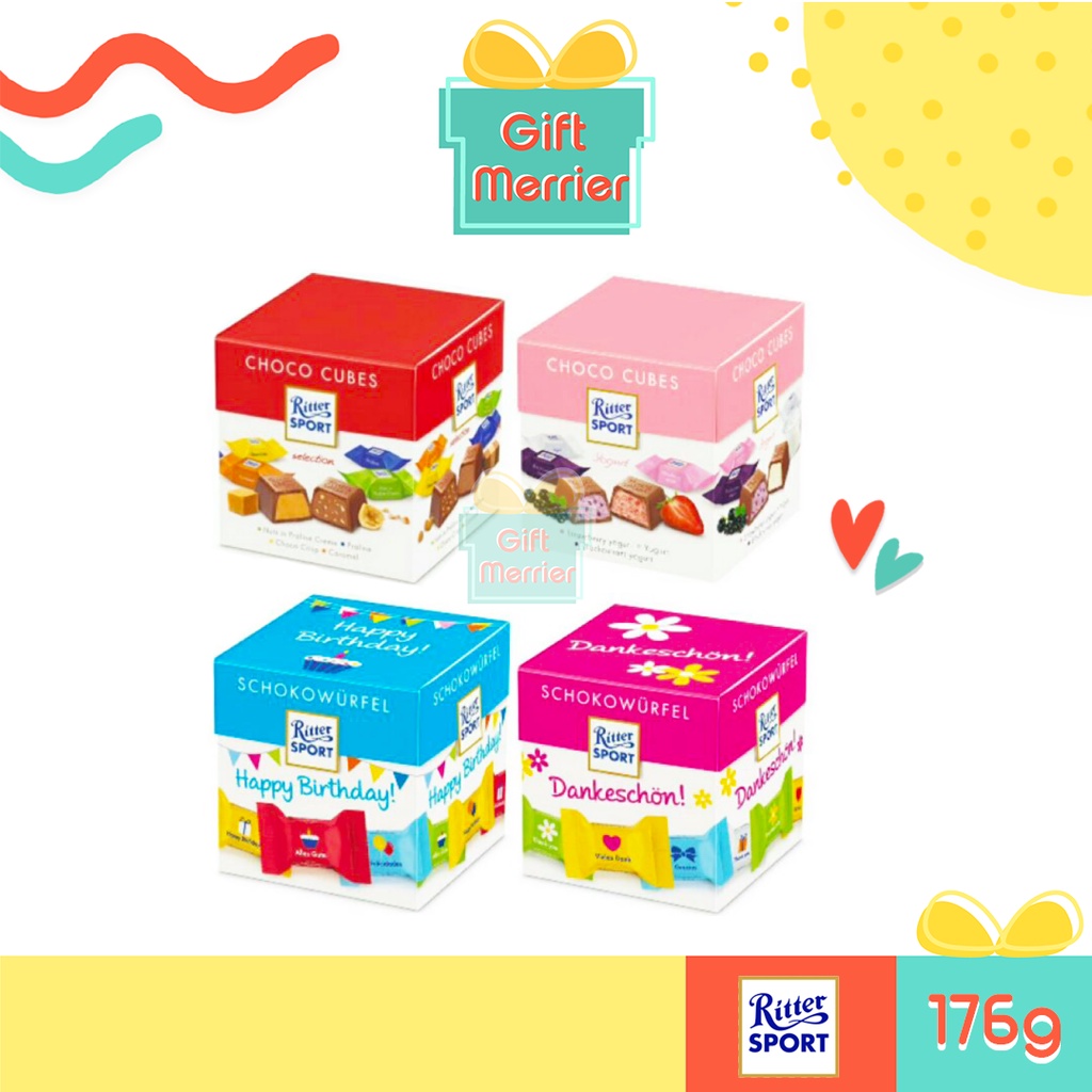 Ritter Sport Choco Cubes Box (22 Pcs Per Box) (176g) | Shopee Malaysia