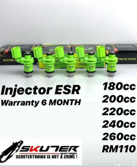 Esr feul injector y15zr/nvx/nmax new/ honda rs150 | Shopee Malaysia