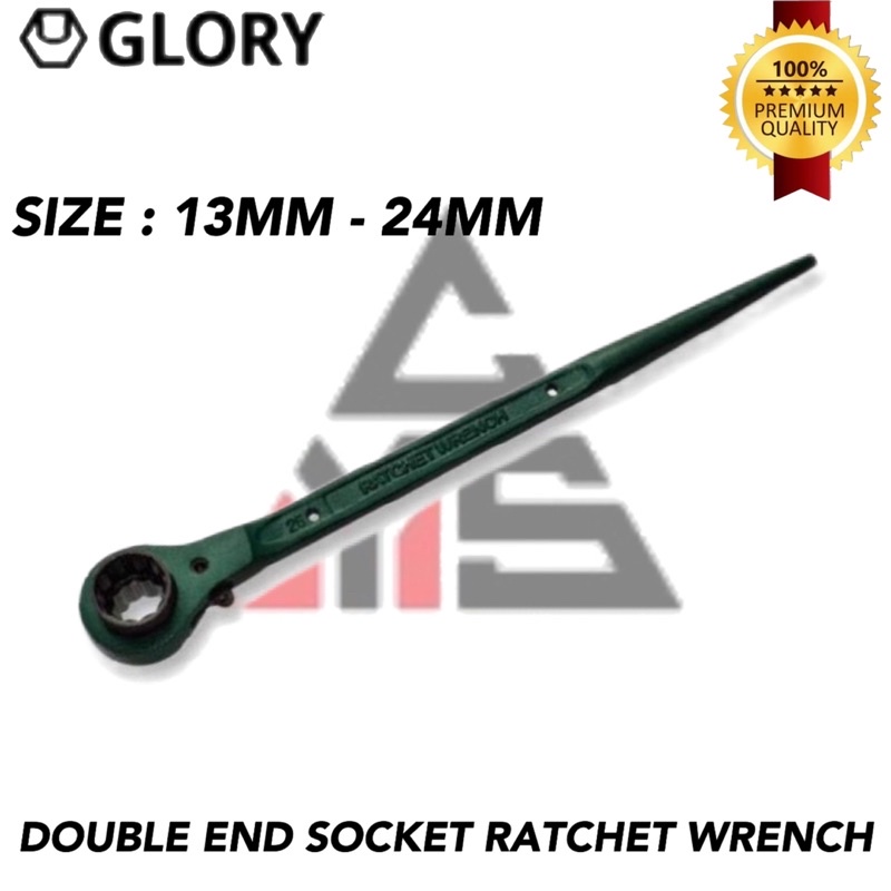 (100% QUALITY) “GLORY” DOUBLE END SOCKET RATCHET WRENCH / QUALITY ...