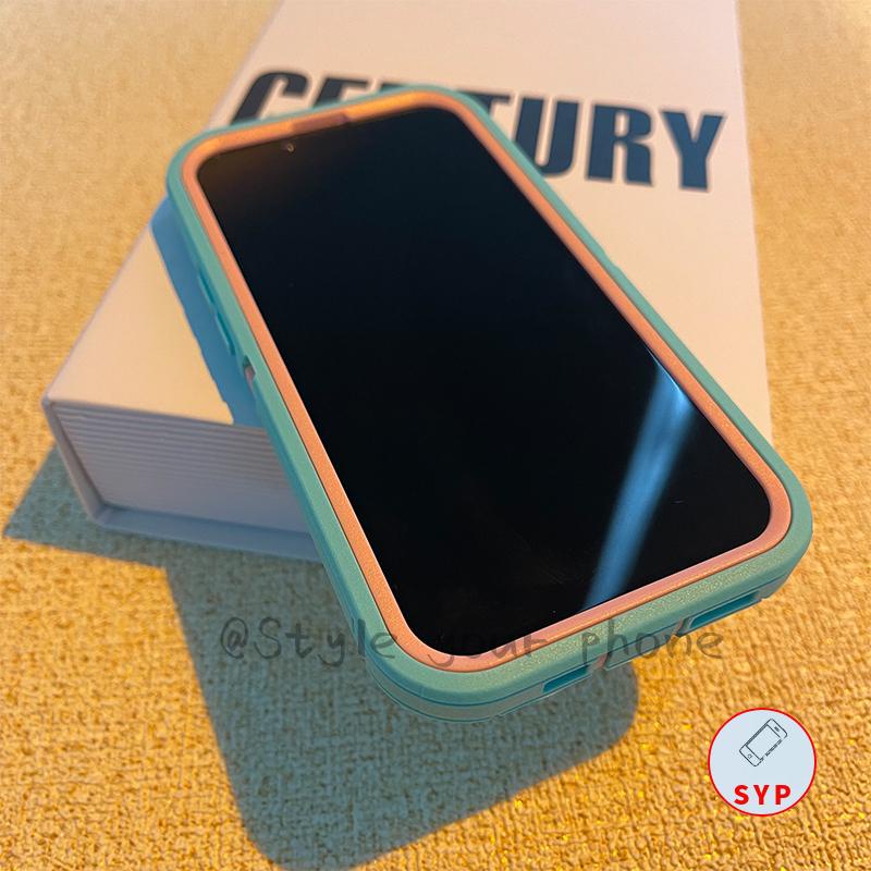 Casing iPhone 14 Military Super Shockproof Tebal 3 in 1 Black Casing iP ...