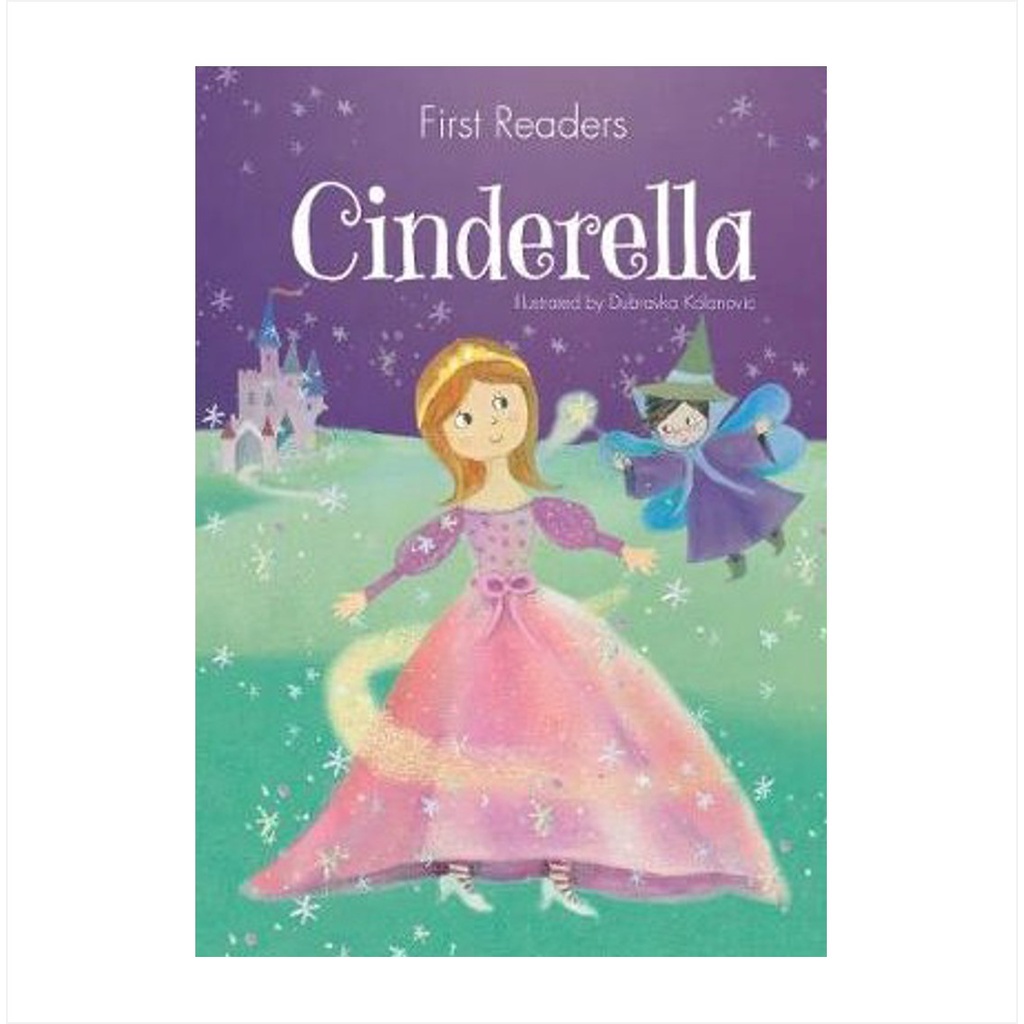 First Readers Cinderella Storybook For Kids To Learn How To Read ...
