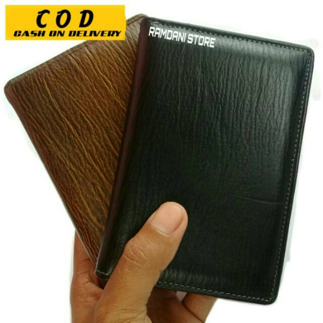 Men's Leather Wallet Short Genuine FULL GRAIN Cowhide ORI Vintage ...