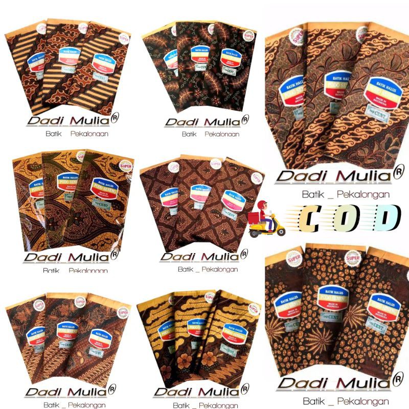 KATUN Podo Seneng PanjaPo Cloth batik Sogan side-sewn delivery kebat ...