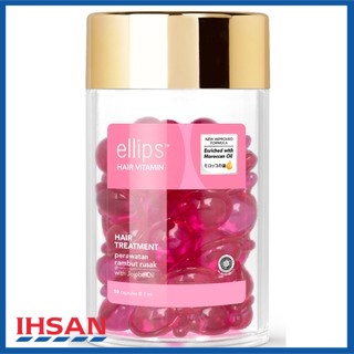16-ELLIPS Hair Vitamin Moroccan Oil Hair Treatment (50ml) (Pink ...